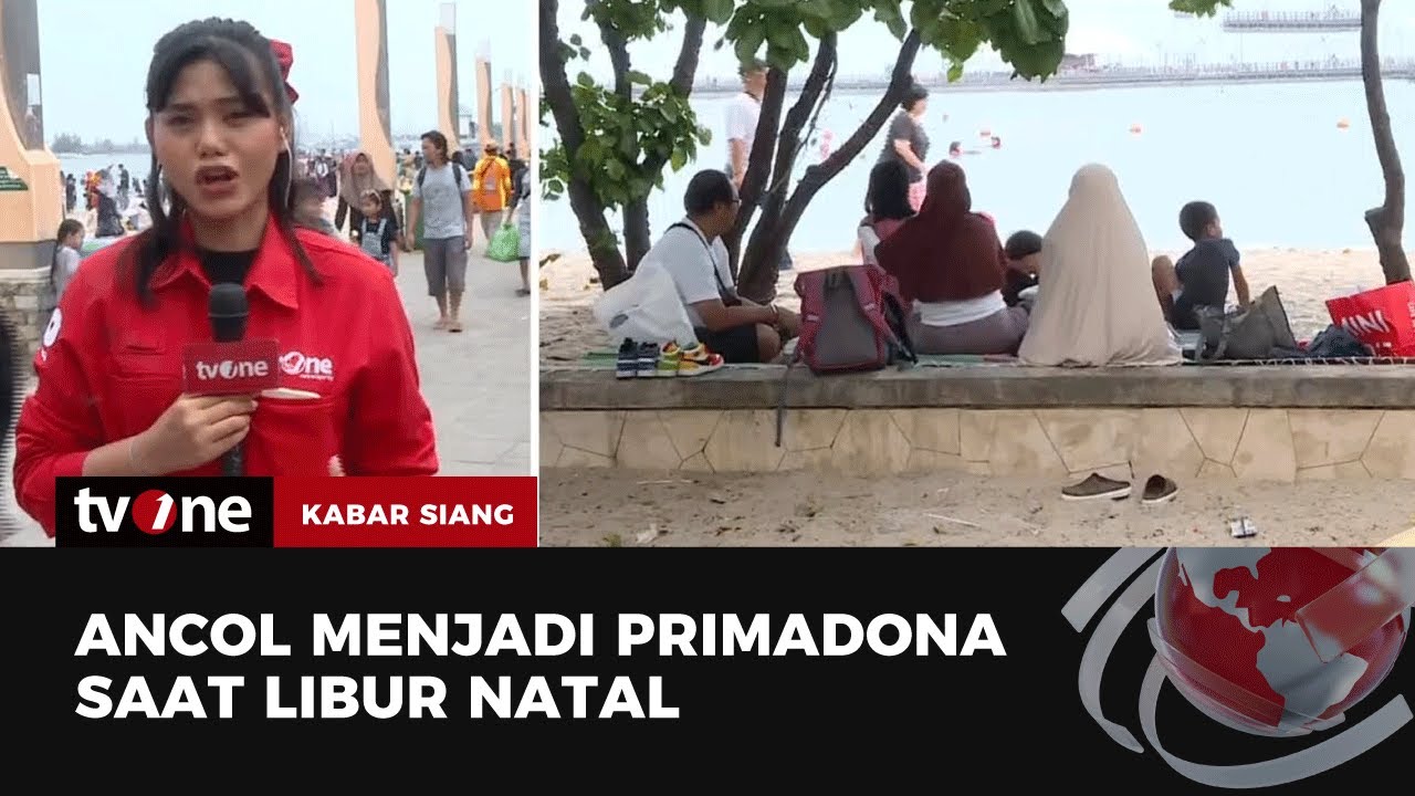 Pantai Ancol Cukup Ramai oleh para Pengunjung yang Mengisi Hari Libur Natal | Kabar Siang tvOne ...