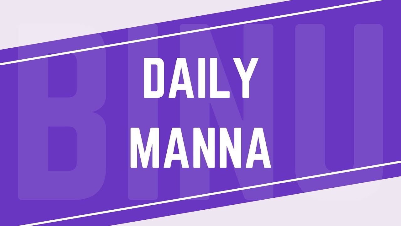 Daily Manna / Sis. Binu Aju / 01-01-2025 - YouTube