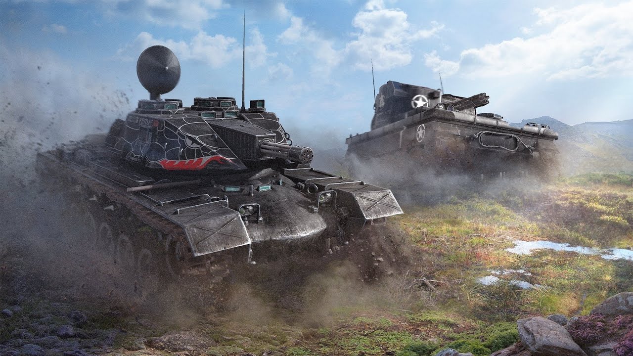 World of Tanks Console: M48 GAU-8 Avenger 13k damage 8 kills - YouTube
