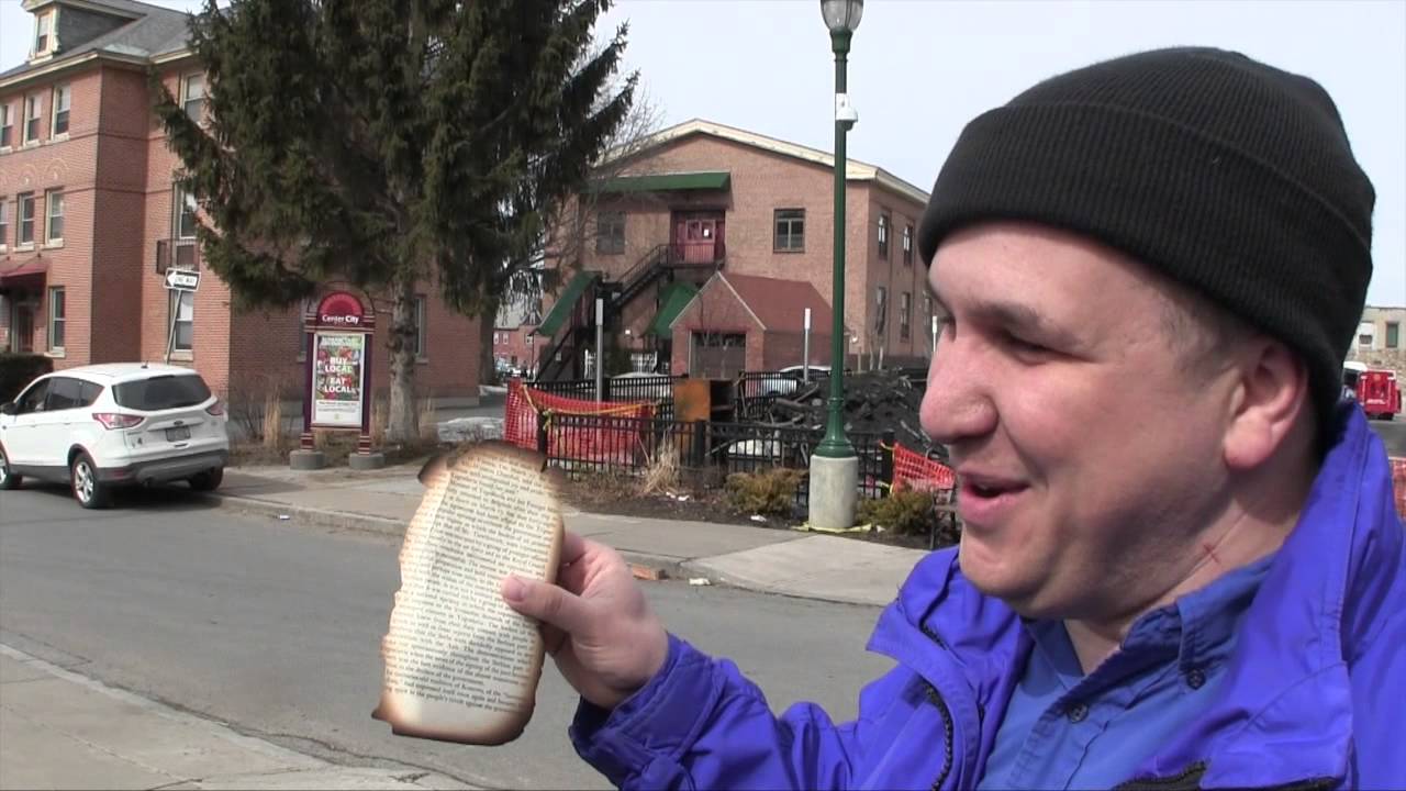 JP News ,Sean Panella at the Jay Street Fire Scene in Schenectady NY ...