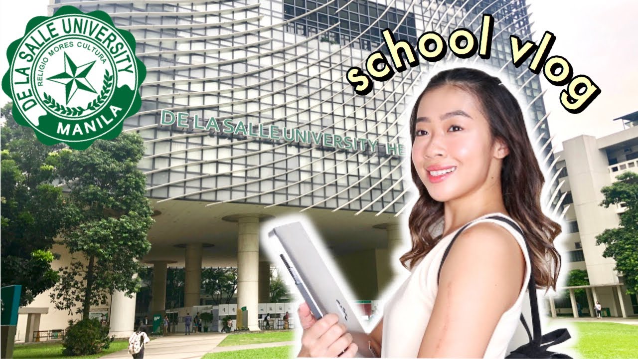 SCHOOL VLOG: DLSU☕ college day in my life - YouTube