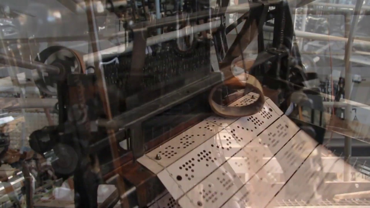Weaving Machine II Mechanical Jacquard Machine - YouTube