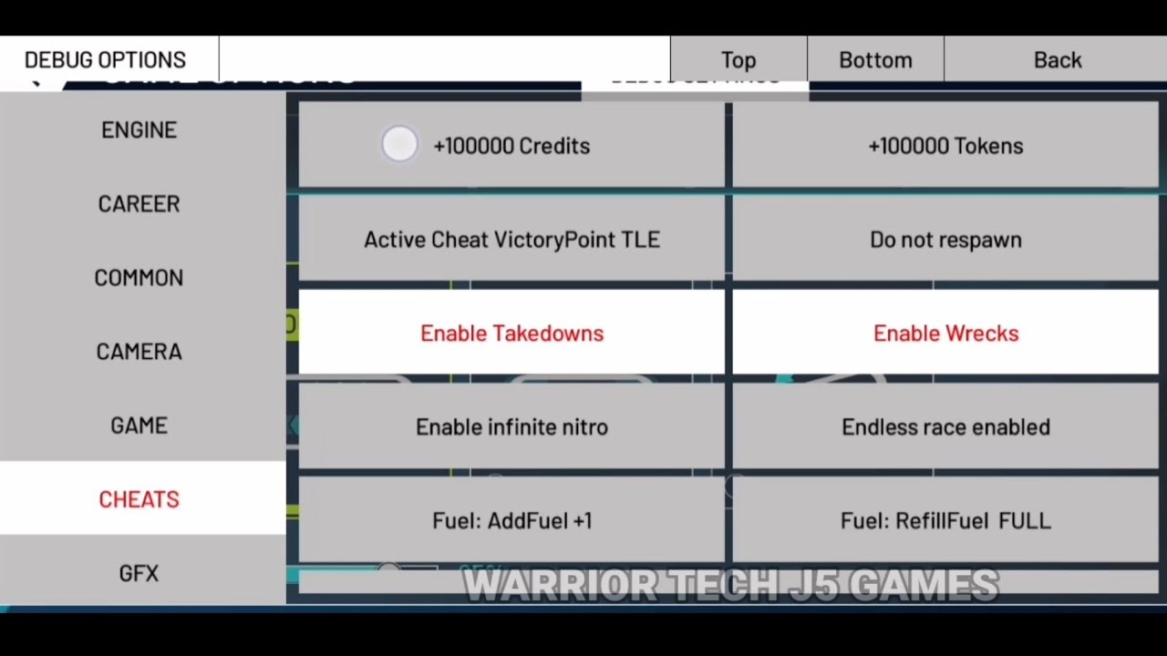 Asphalt Nitro 2 v1.0.1 Max Graphics Debug Menu Mod Apk Android Gameplay (60 FPS) - YouTube