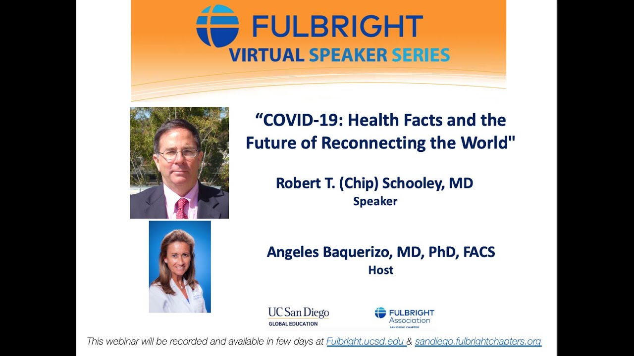 Fulbright Virtual Speaker Series - Dr. Robert Schooley - YouTube