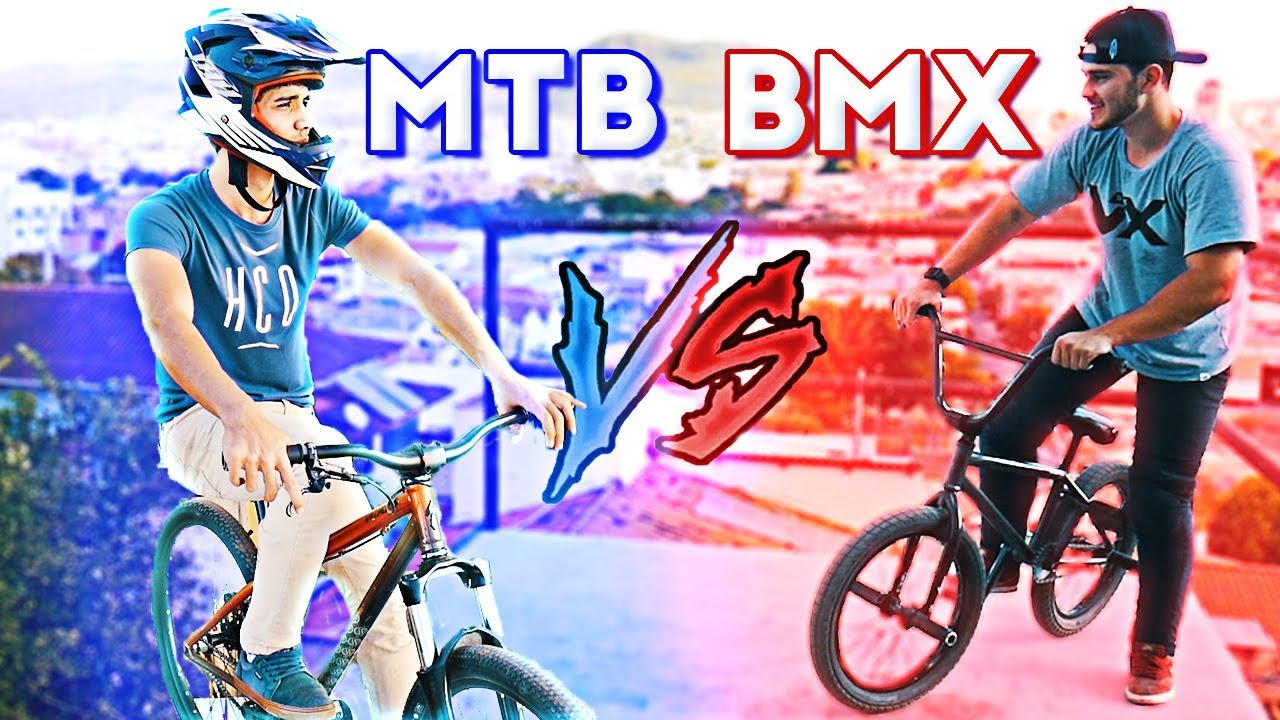 MTB VS BMX! ‹ Vinicius BMX › - YouTube