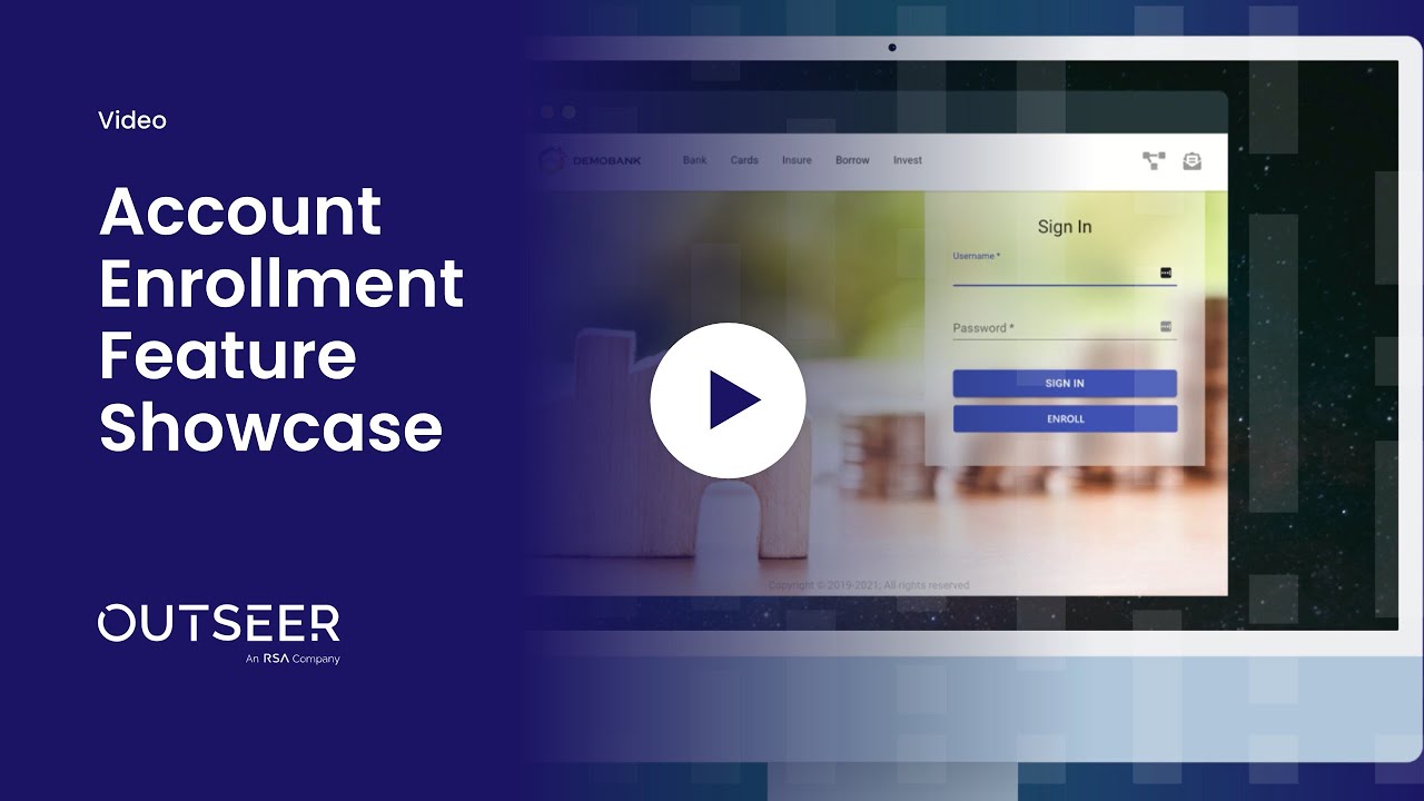 Account Enrollment Feature Showcase - Outseer - YouTube
