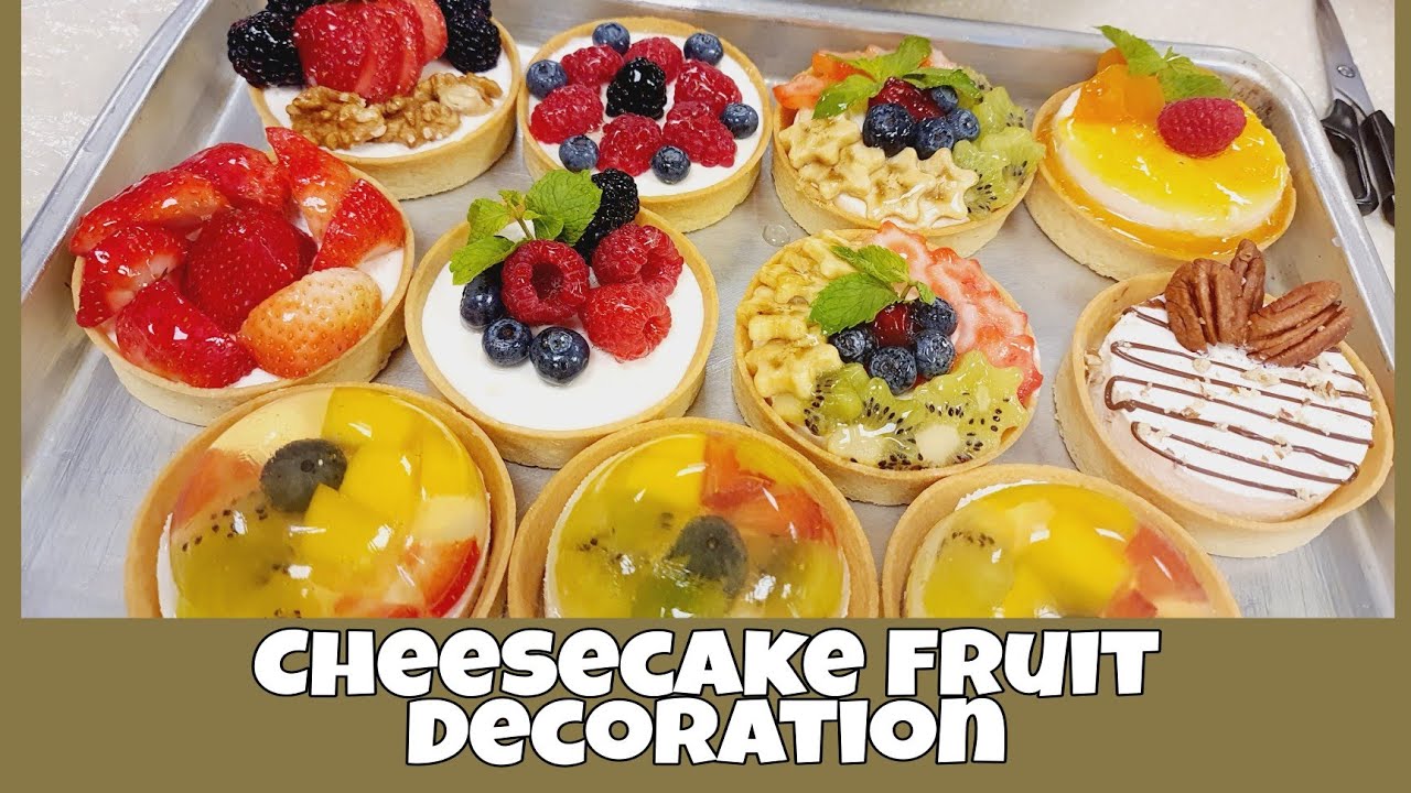 How To Decorate Cheesecake?|Easy Tutorial For Beginners|dollycious ...