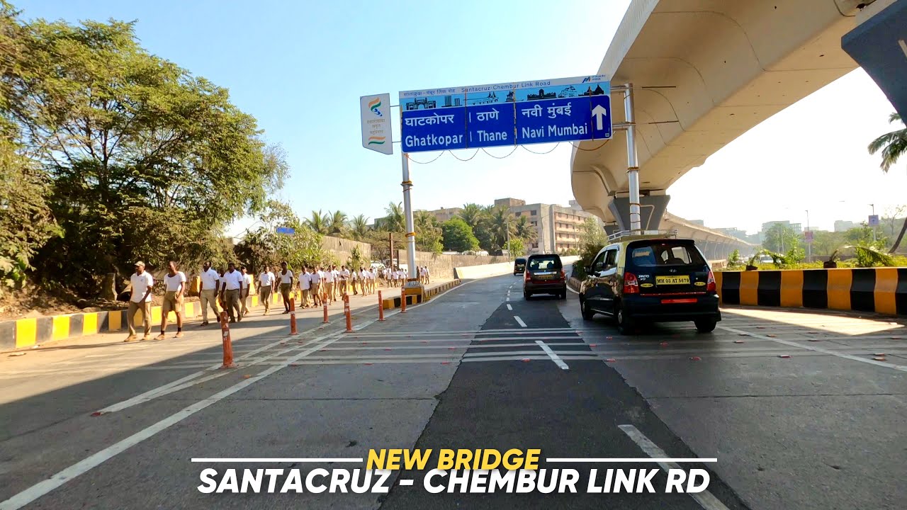 4K Drive on SCLR NEW Extention Bridge | Santacruz-Chembur Link Rd ...