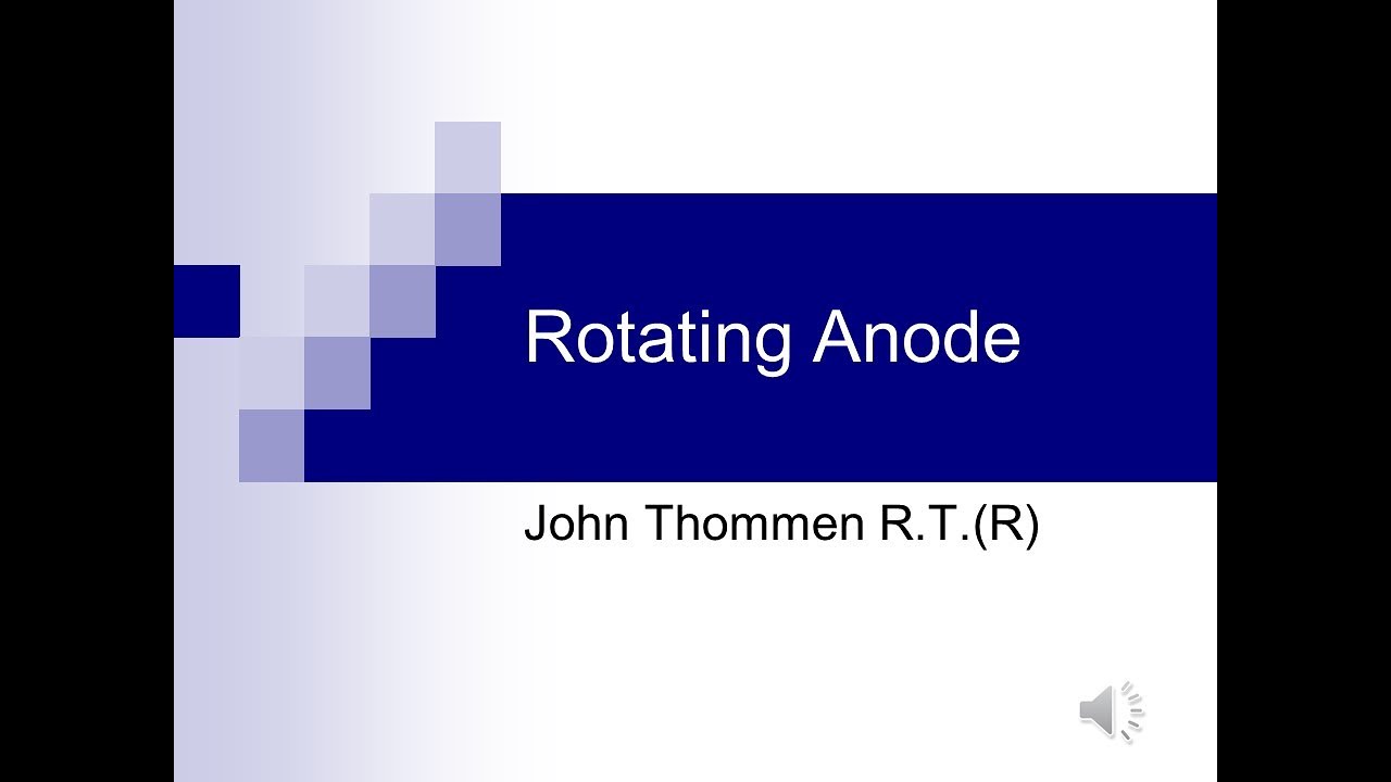 Rotating Anode X-ray Tube - YouTube