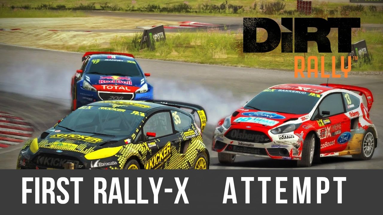 DiRT RALLY - FIA WORLD RALLYCROSS - W/Thrustmaster T300 RS & DIY ...