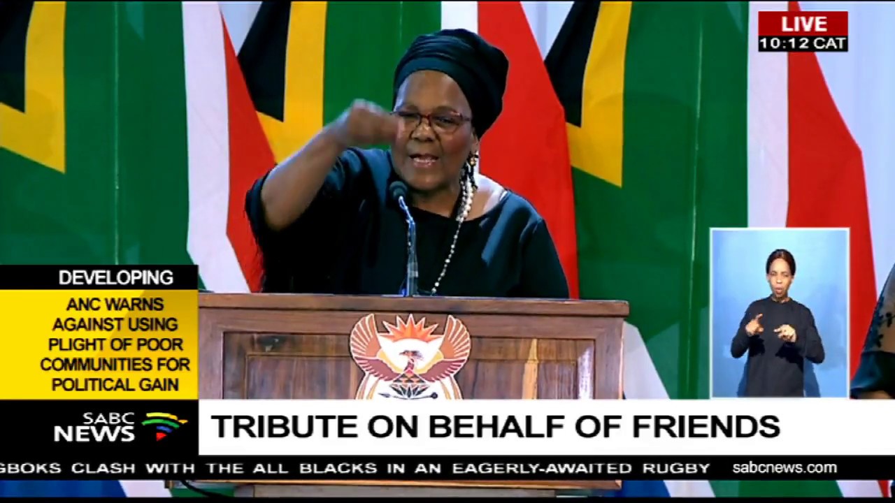 Dipuo Peters pays tribute to Edna Molewa - YouTube