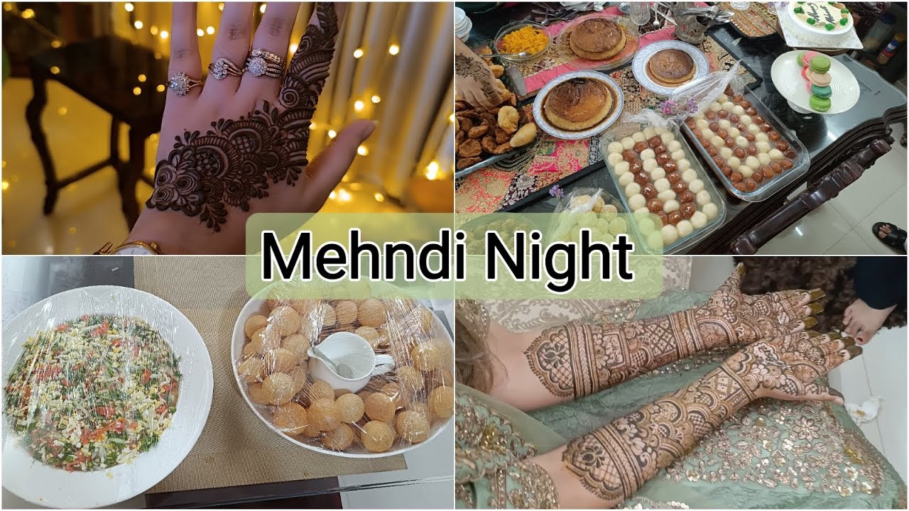 মেহেদী সন্ধ্যা || Mehndi Program Vlog || Tonima's Vlog - YouTube