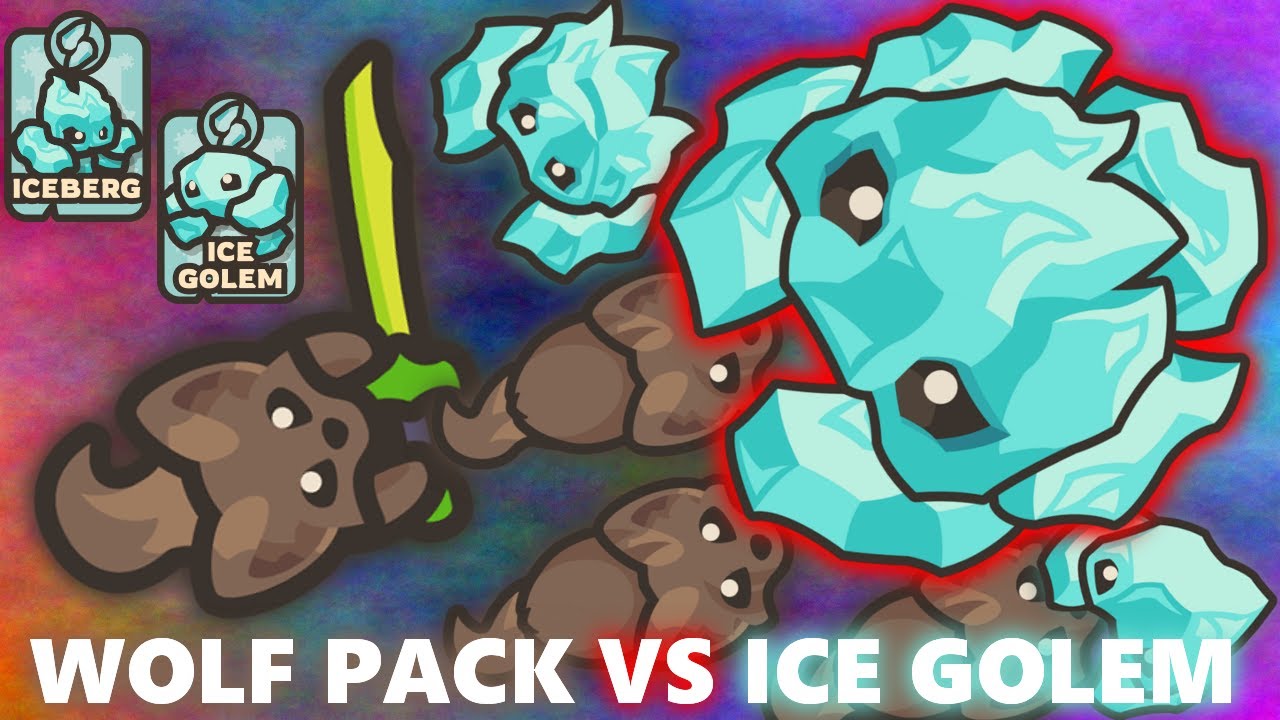 [TAMING.IO] NEW UPDATE & WOLF PACK VS ICE GOLEM BOSS! *easy kill* - YouTube