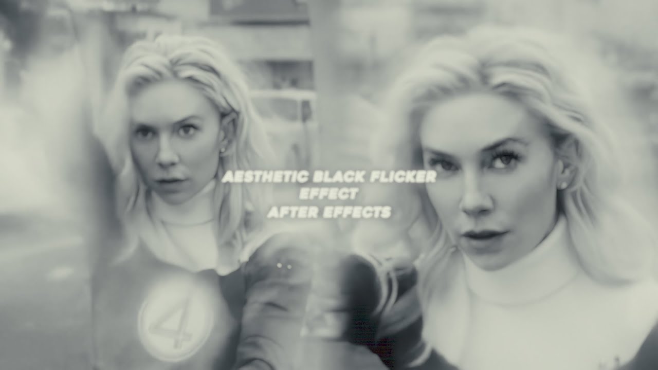 aesthetic black flicker effect | after effects - YouTube