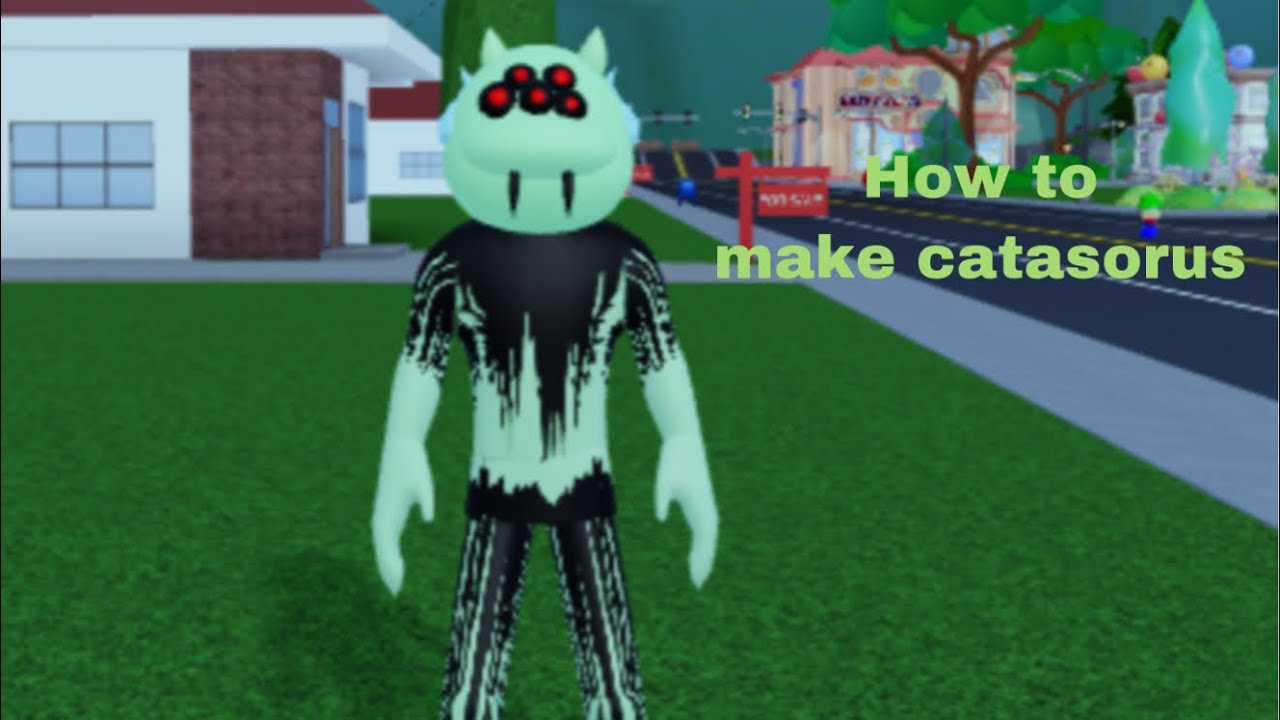 How to make Catasorus from aprp piggy in robloxian highschool - YouTube