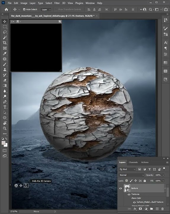 Tips to create tiny planet effect photoshop 2022 l how to turn 2d image ...