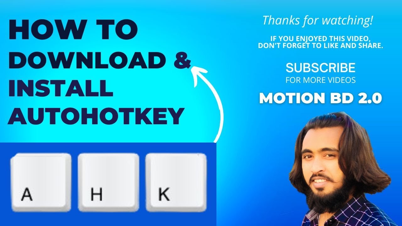 How To Download And Install Autohotkey On Windows 10 Cls 1 Motion Bd 20 Youtube