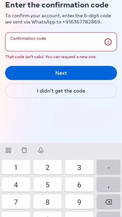 how to fix this code isn't valid Instagram / this code isn't valid Instagram / Insta code ...