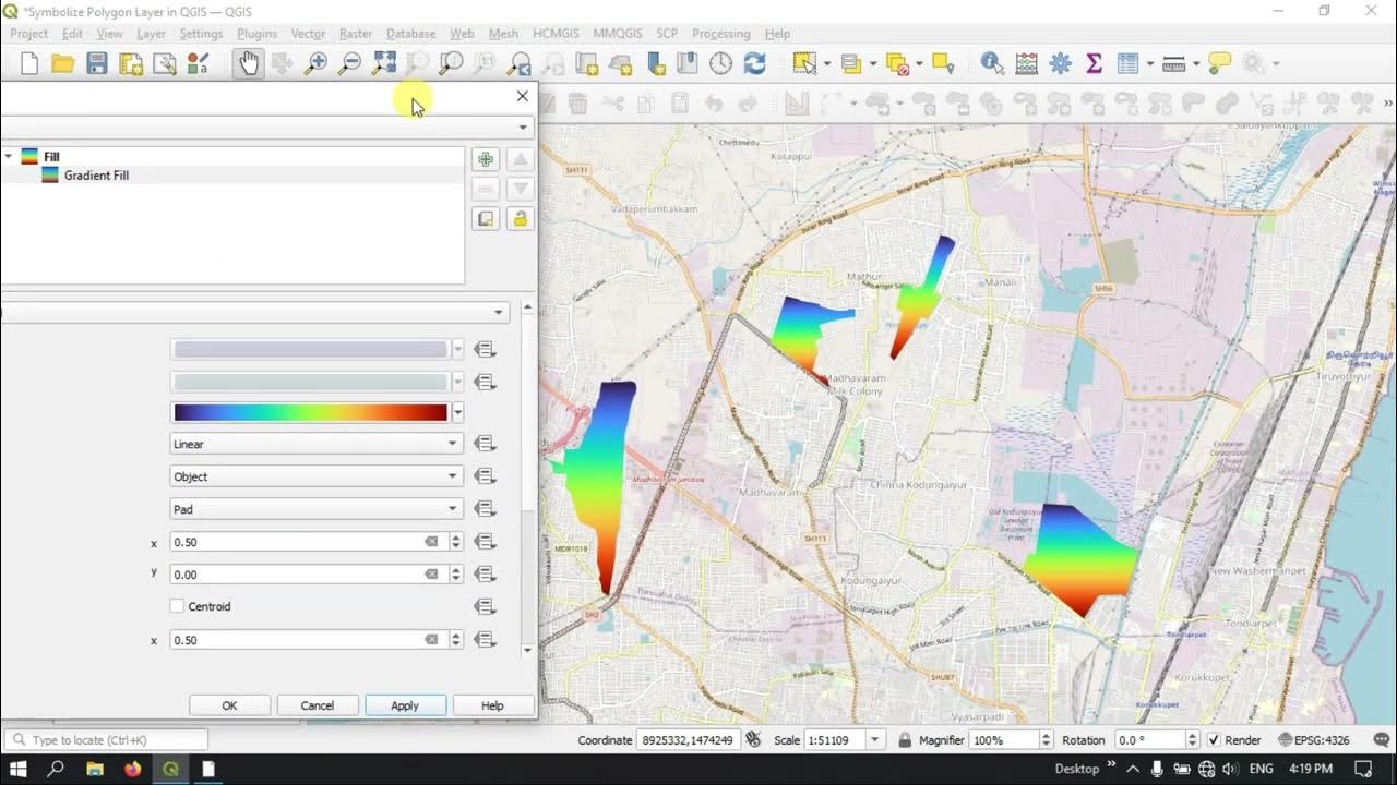 Qgis Tutorials 27 How To Symbolize Polygon Layer In Qgis Beginners Qgis 322 Single