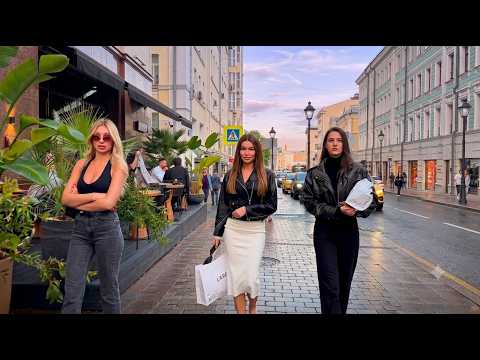 Moscow 2026 Elite Summer Evening Walk Past Luxury Bars & Stunning Girls 🔥 4K POV