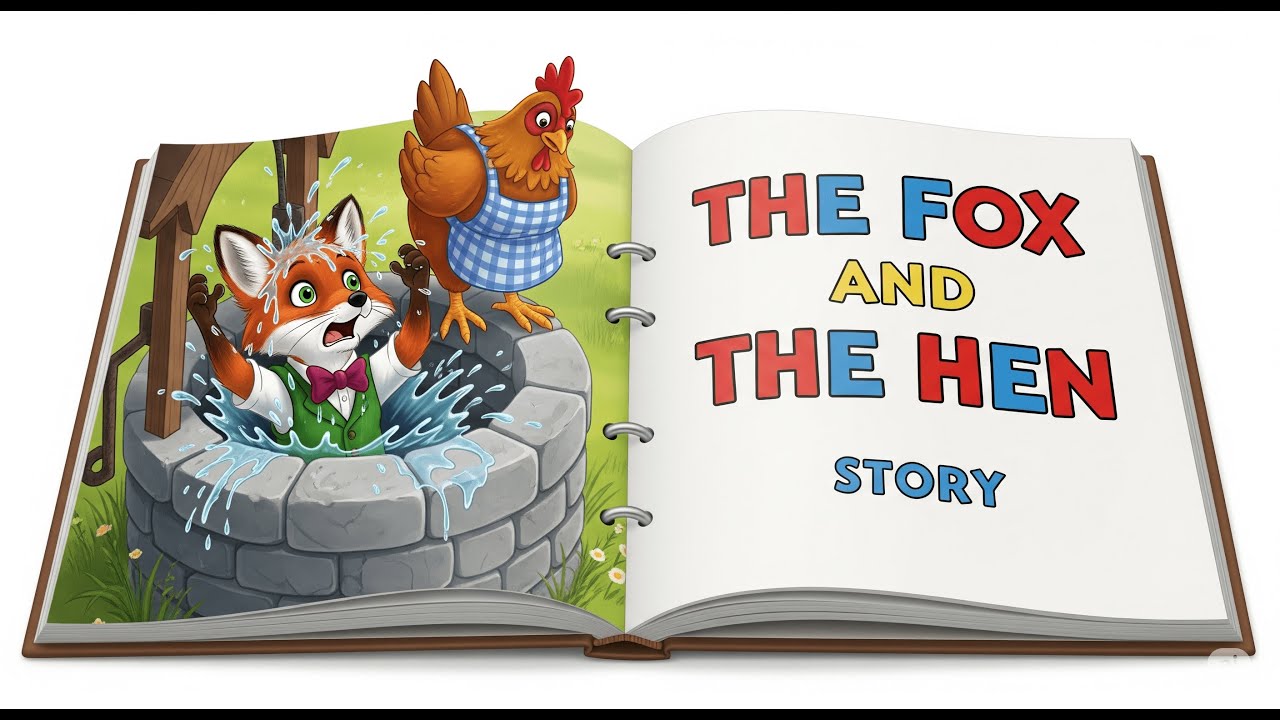 Bedtime Story for Kids | The Fox and the Hen | Animated Animal Story ...