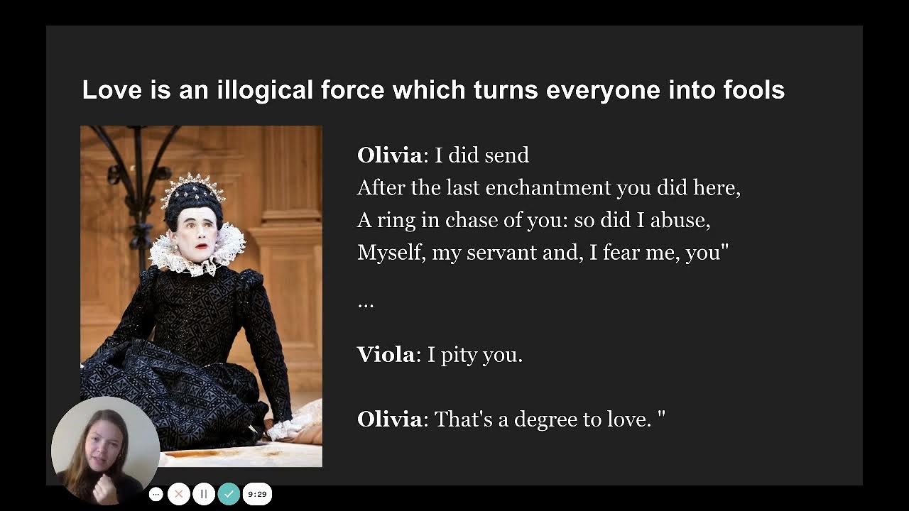 Cambridge iGCSE Literature Revision: Love in Twelfth Night - YouTube