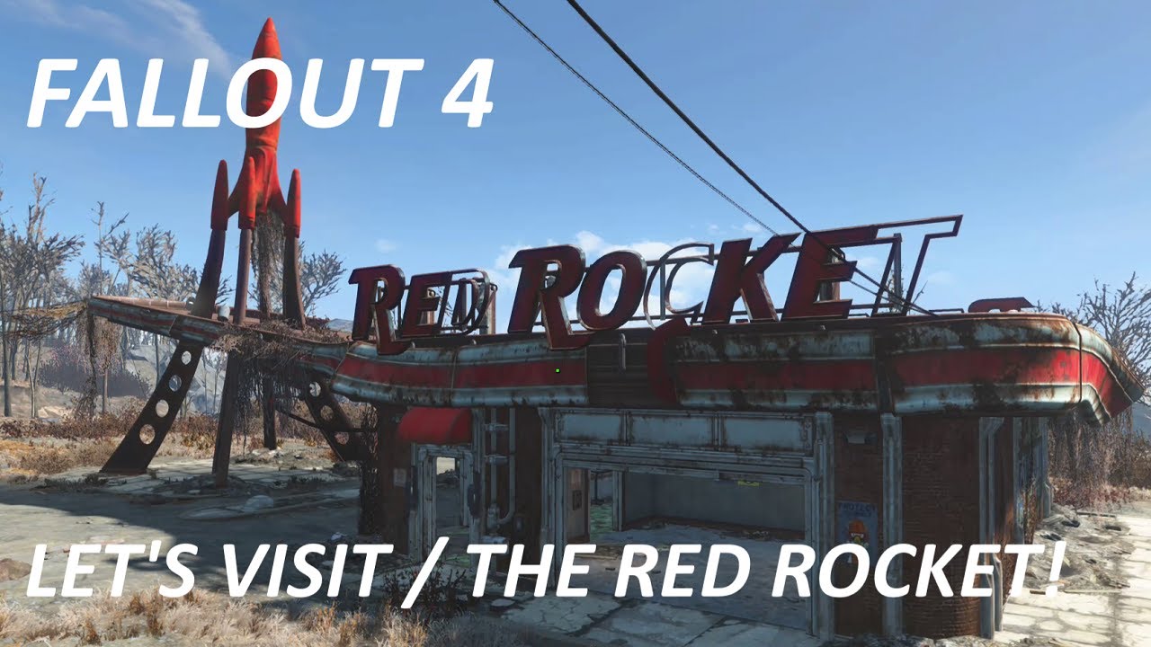 FALLOUT 4 / Let's visit the Red Rocket Truck Stop / Gramps the Gamer ...