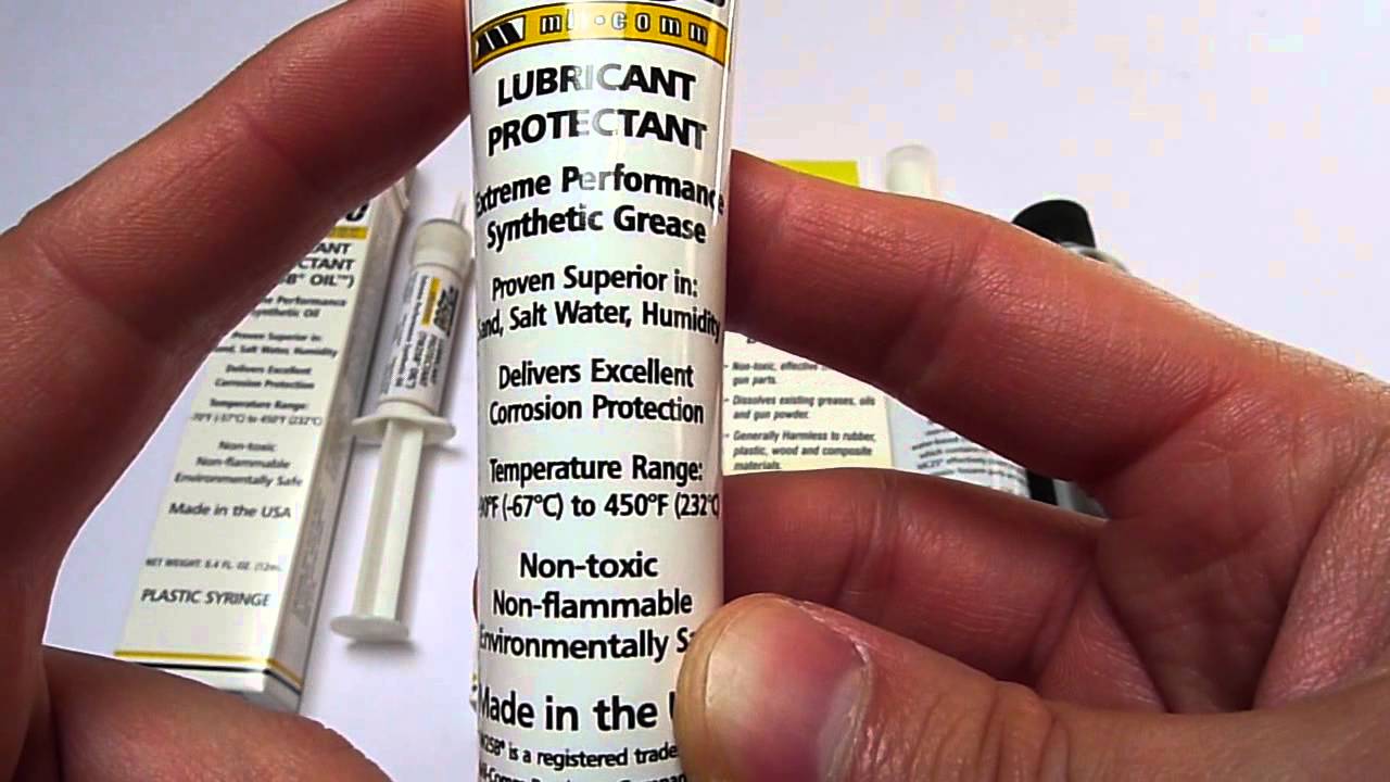 Mil Comm Weapon Lubrication and Cleaning Products - YouTube