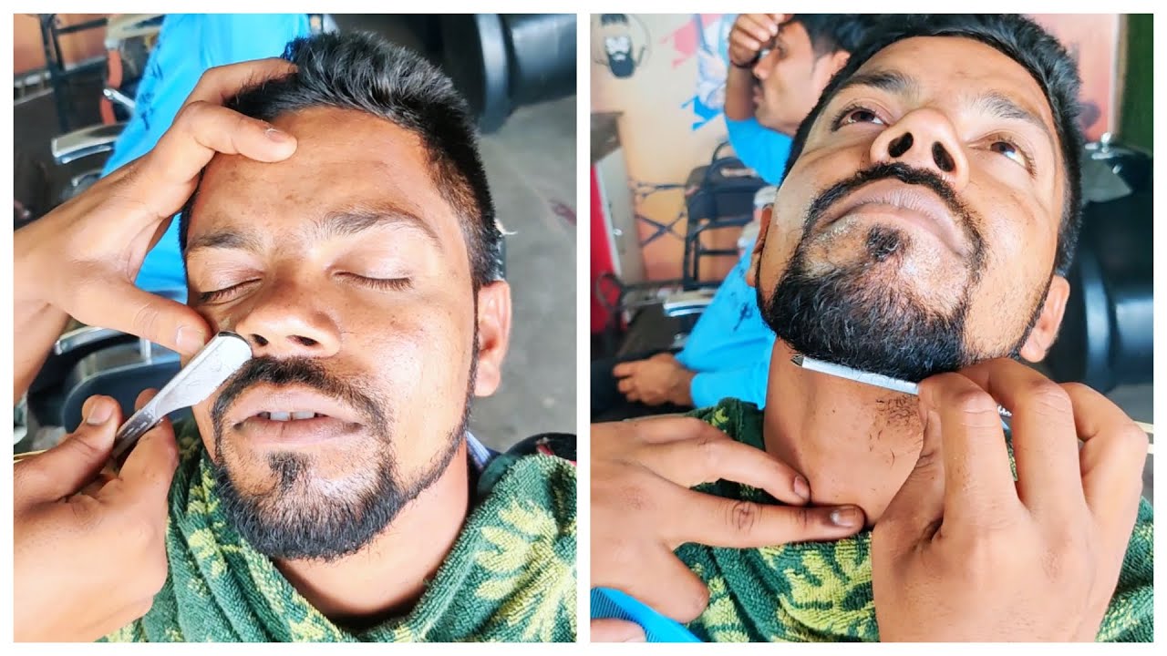 Indian Ear Cleaning Street Barber First Time Coming Our Salon - YouTube