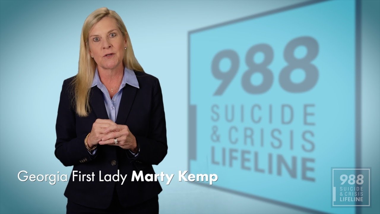 Georgia First Lady Marty Kemp 988 Rollout Ad - YouTube