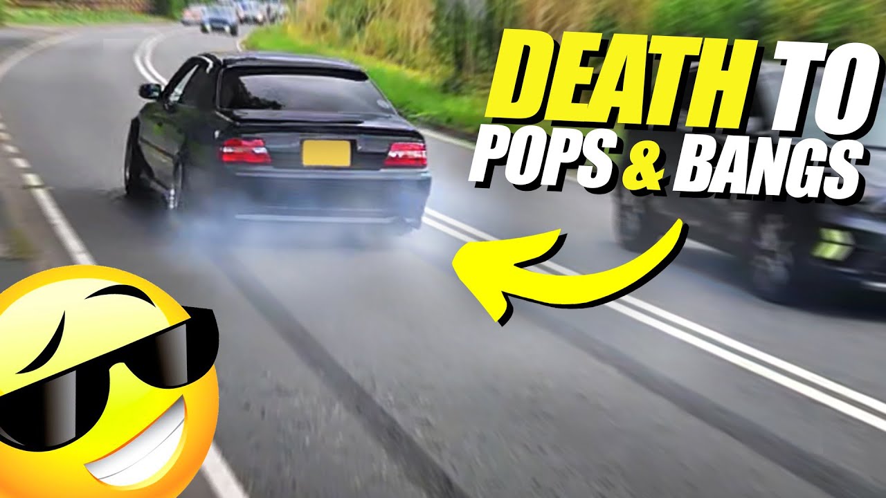 500BHP Toyota Chaser SHOW OFF Sends Hard out of Car Show! - YouTube