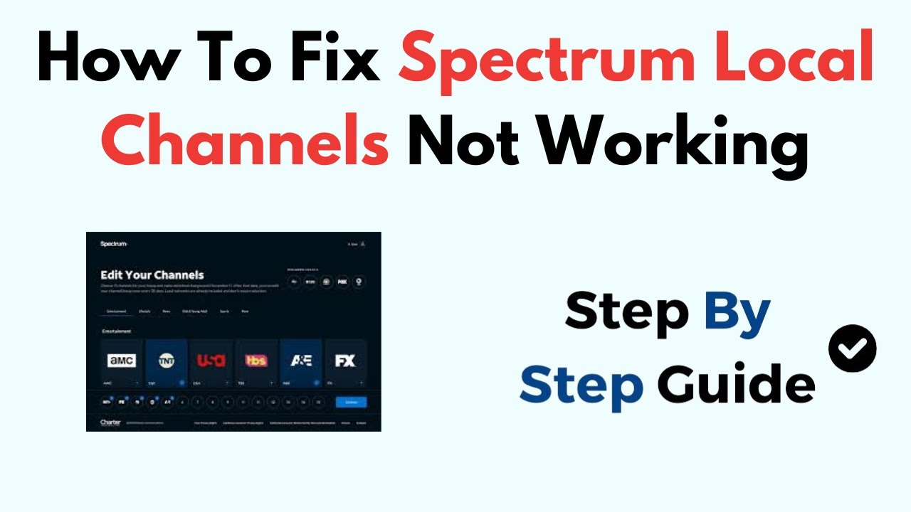 How To Fix Spectrum Local Channels Not Working - YouTube