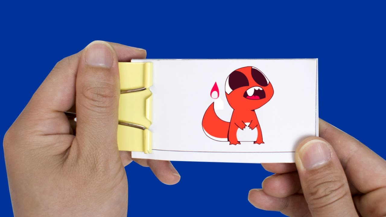 Flip book Cute Fire Breathing Dragon|Flipbook World - YouTube