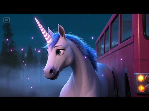 The Unicorns on the Bus | Fun Unicorn Song for Kids | Nursery Rhymes ...