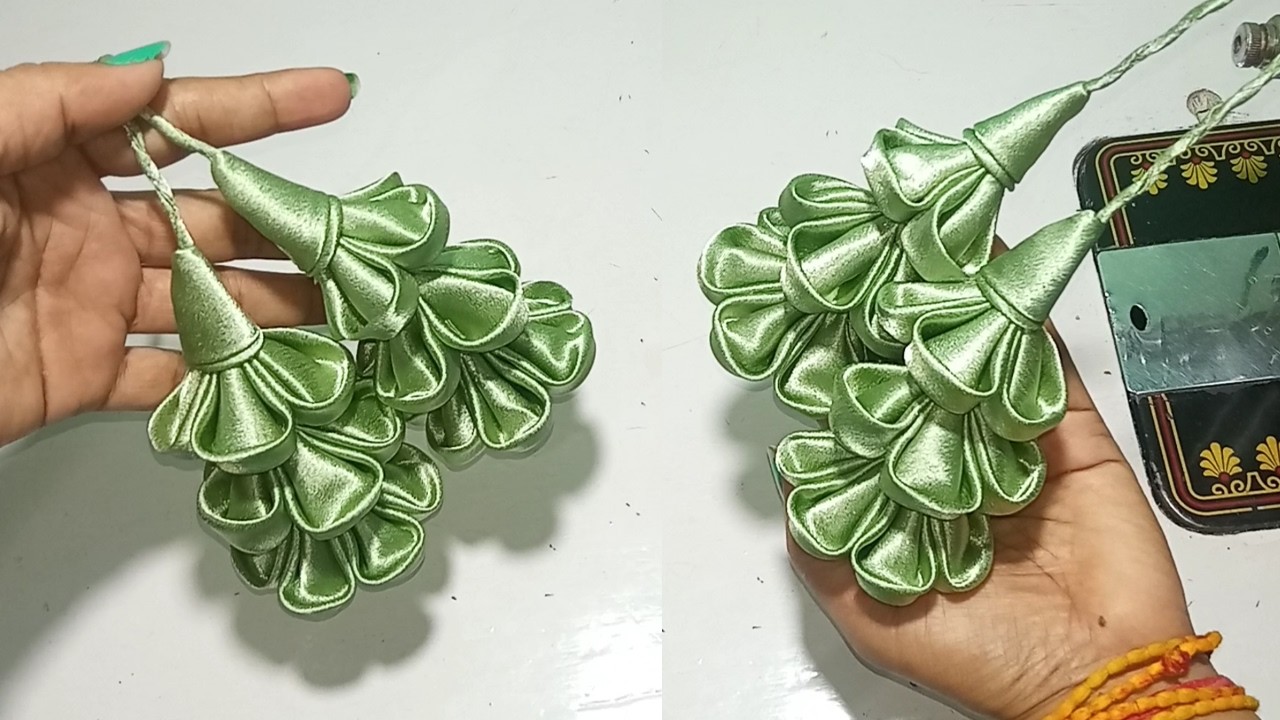 Unique and Very Beautiful Latkan Making at Home / Kapde se Latkan ...