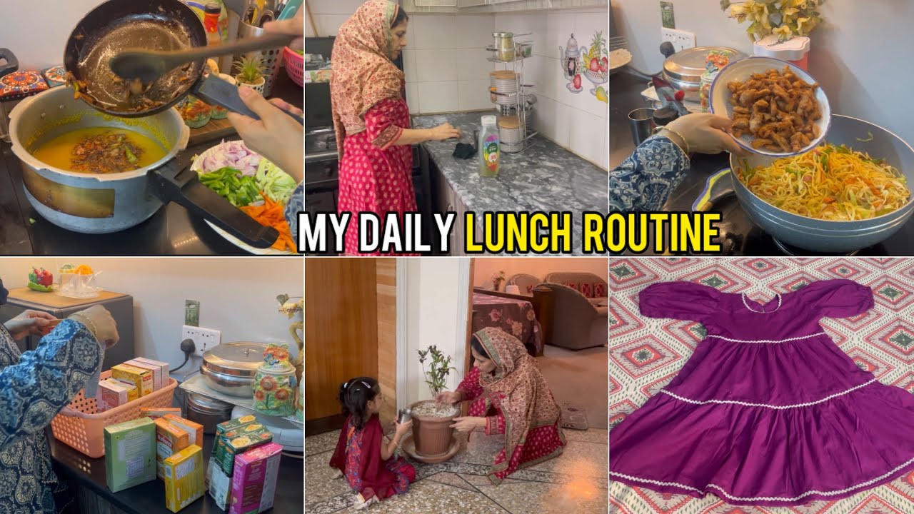 This is my real Lunch routine | Easy chicken chow mein recipe - YouTube