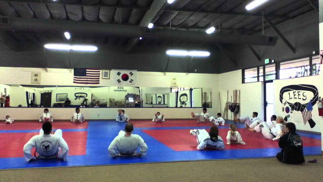 TaeKwonDo workout at our greater Sacramento area dojang! - YouTube