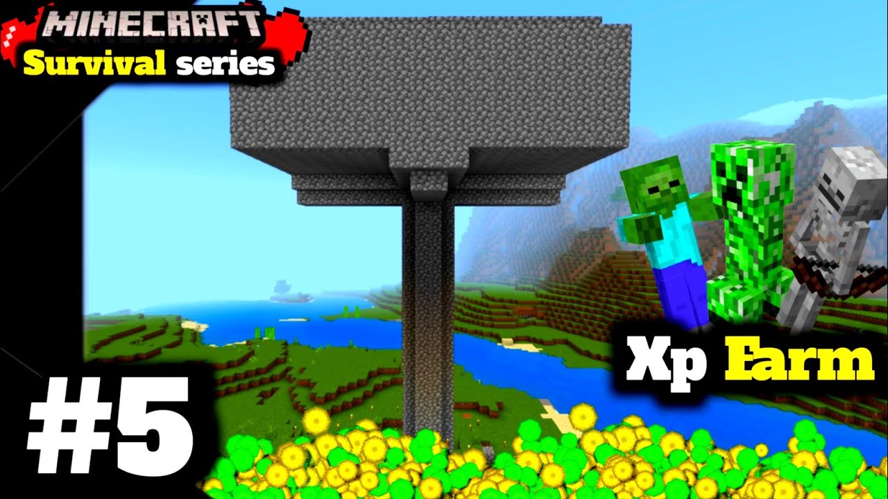 MINECRAFT duo survival series||PART-5||WE made an xp/mob grinder||# ...