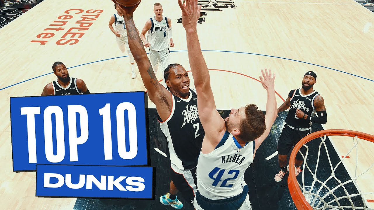 Kawhi Leonard Emotionless Dunk