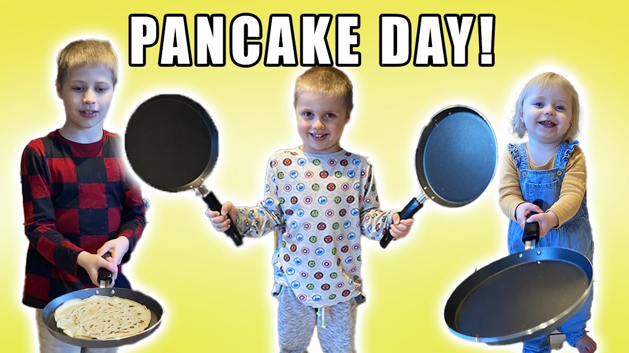 PANCAKE DAY *PANCAKE FLIPPING AND DECORATING COMPETITION* - YouTube