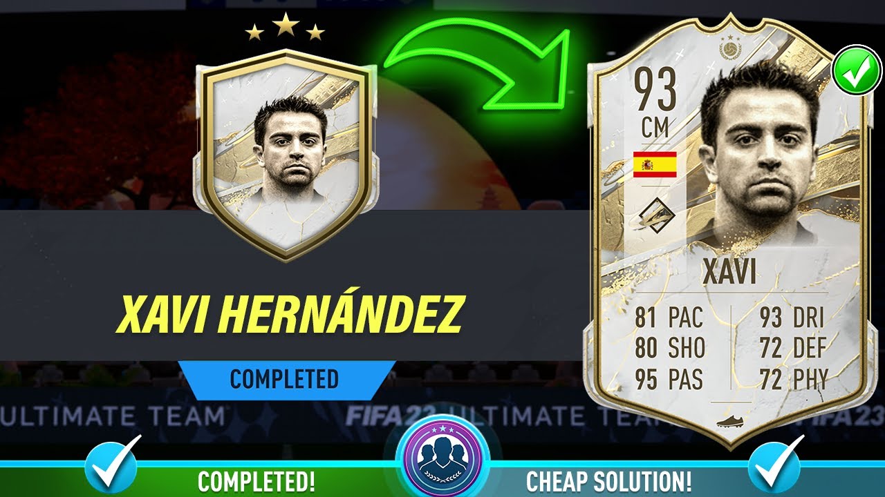 93 Prime Icon Xavi Hernandez SBC Completed - Cheap Solution & Tips ...