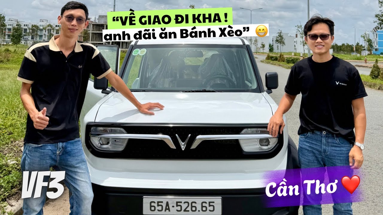 Giao VF3 về Cần Thơ | VinFast Mr Kha - YouTube