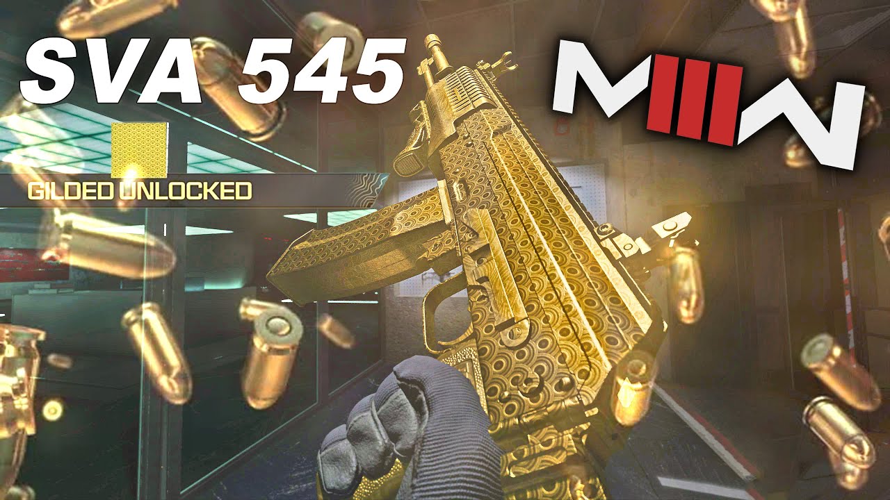 (Modern Warfare 3 Multiplayer) I Unlocked The Gilded Camo For The SVA ...