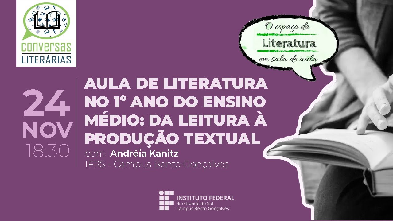 Aula de literatura no 1º ano do ensino médio: da leitura à produção ...