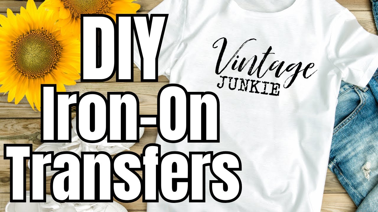 DIY T-shirt Graphics / Create Iron on Designs with Mailing Labels - YouTube
