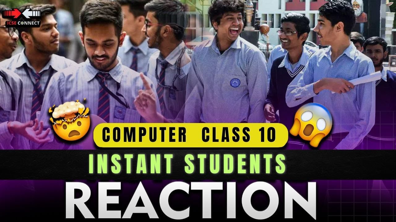 Computer Board Exam reaction | How was the Computer exam class 10 ICSE ...