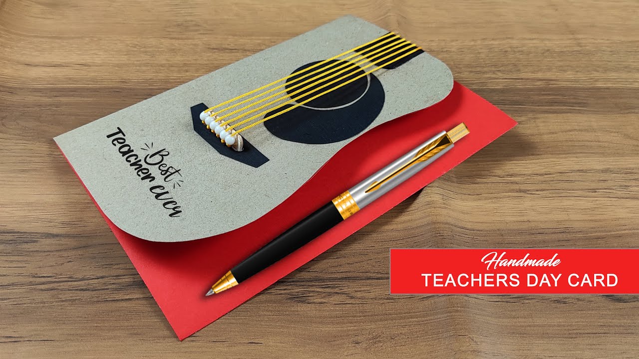 Happy Teachers Day Card | Easy and Best Teacher day card | DIY Teacher ...