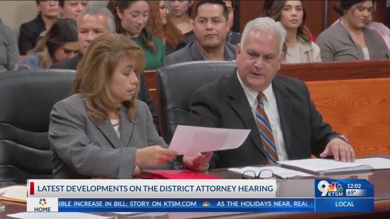 Latest development on the District Attorney hearing - YouTube