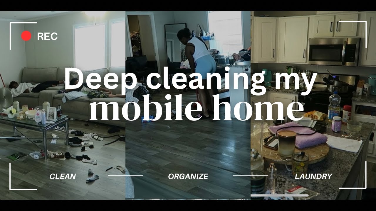 SATISFYING MOBILE HOME CLEAN WITH ME 2024 | SPEED CLEAN MOTIVATION ...