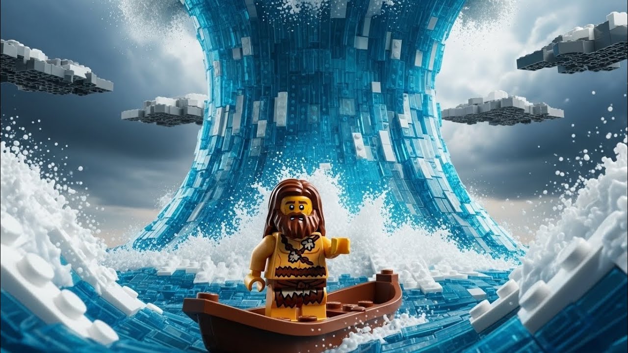 LEGO Ocean Rescue 🌊 | Orange Plesiosaurus Saves a Prehistoric Man from ...